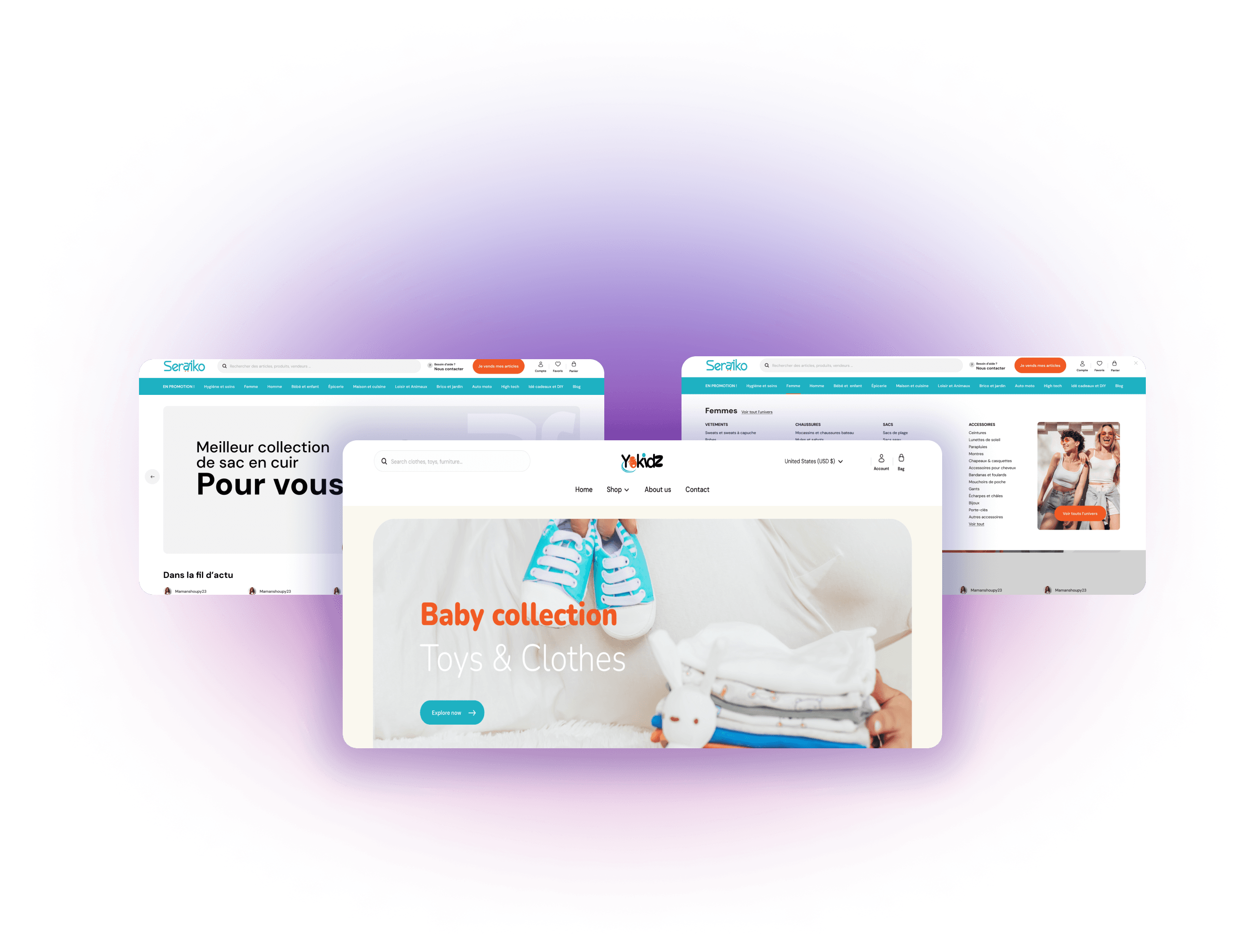 Développement de site e-commerce sur mesure - Nexa by Takamoa